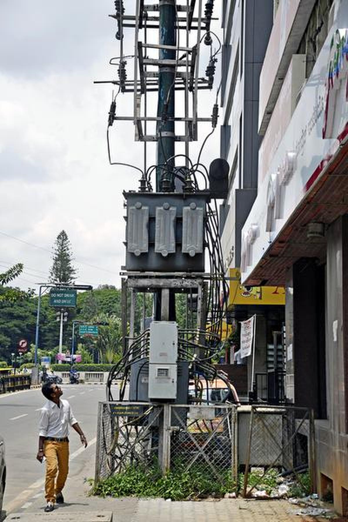 Bescom all set to begin shifting transformers from pavements - The Hindu