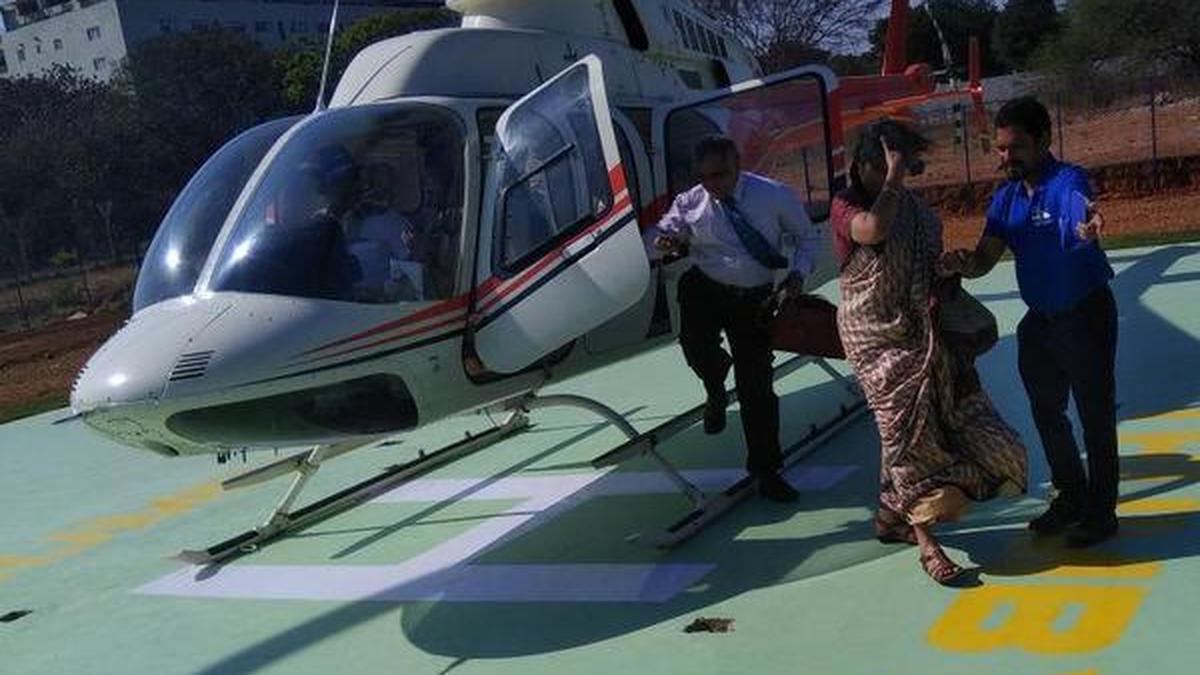 Bengaluru’s first helitaxi service takes off - The Hindu