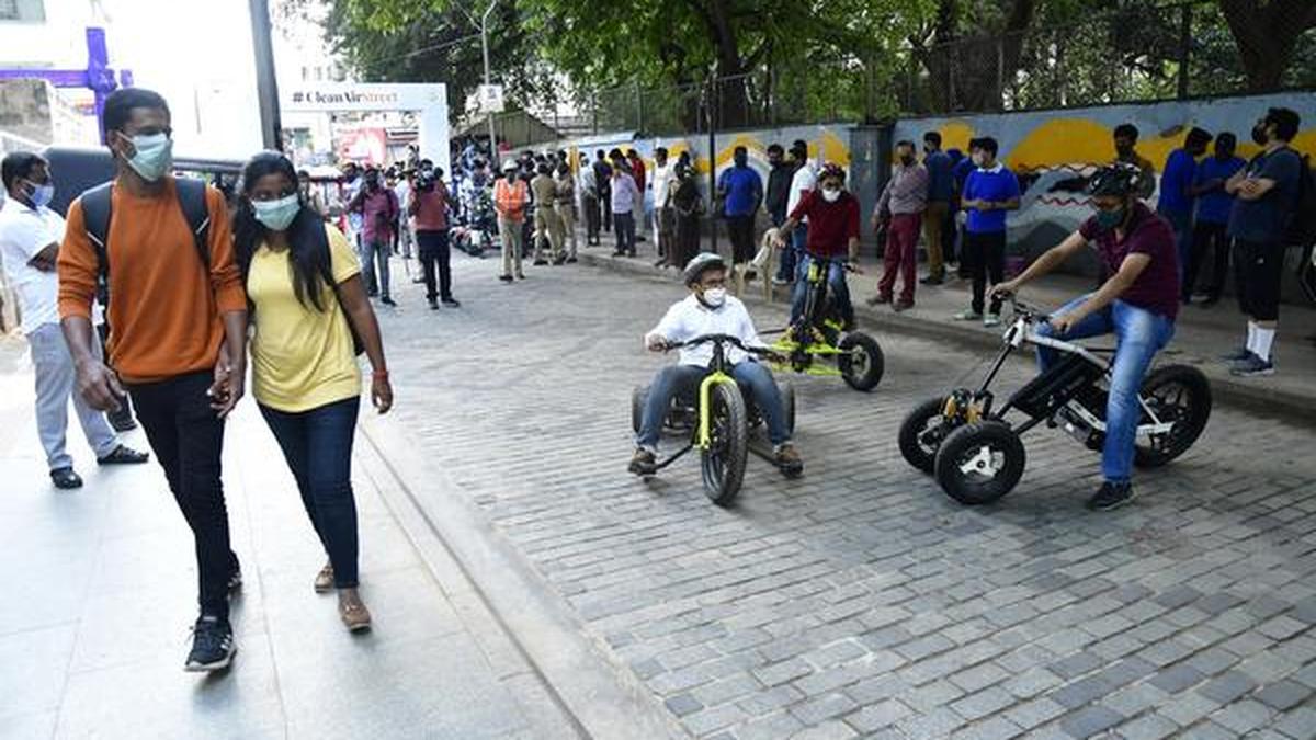 ‘Clean Air Street’ pilot launched on Church Street - The Hindu