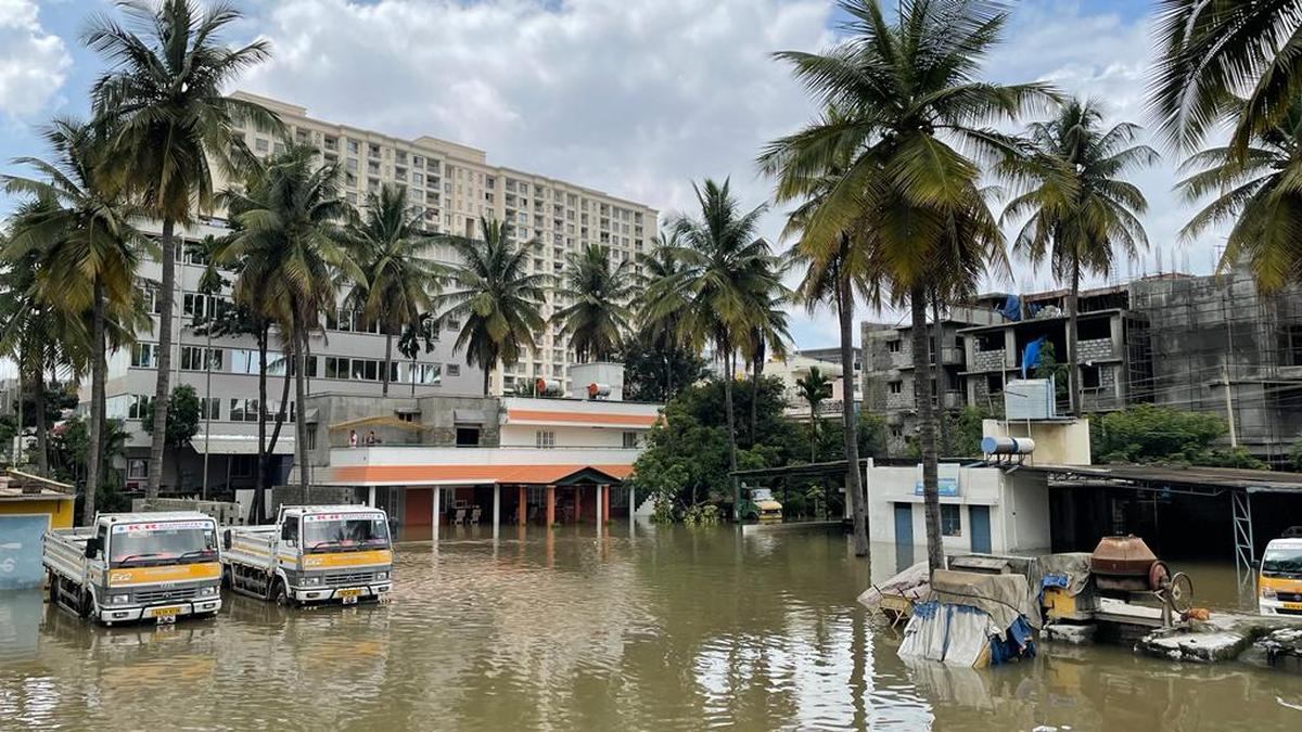 Manyata Tech Park flooded; Yelahanka faces the brunt of rain fury - The ...