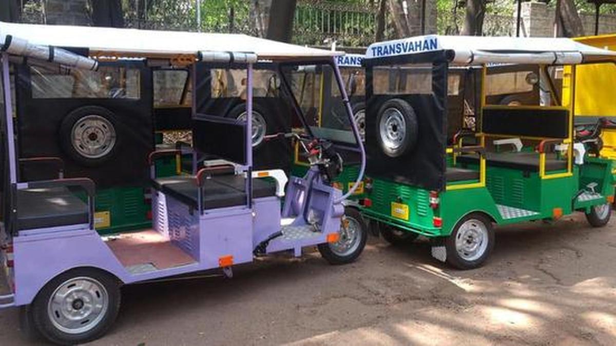 E-rickshaw service on IISc. campus - The Hindu