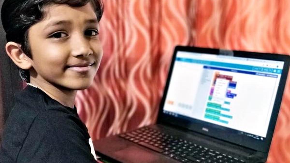 9-year-old develops app on waste segregation - The Hindu