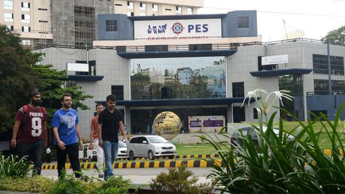 19-year-old BBA student ends life on PES University campus in Bengaluru - The Hindu