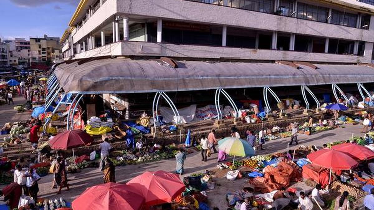 Three months on, it’s back to square one at K.R. Market - The Hindu