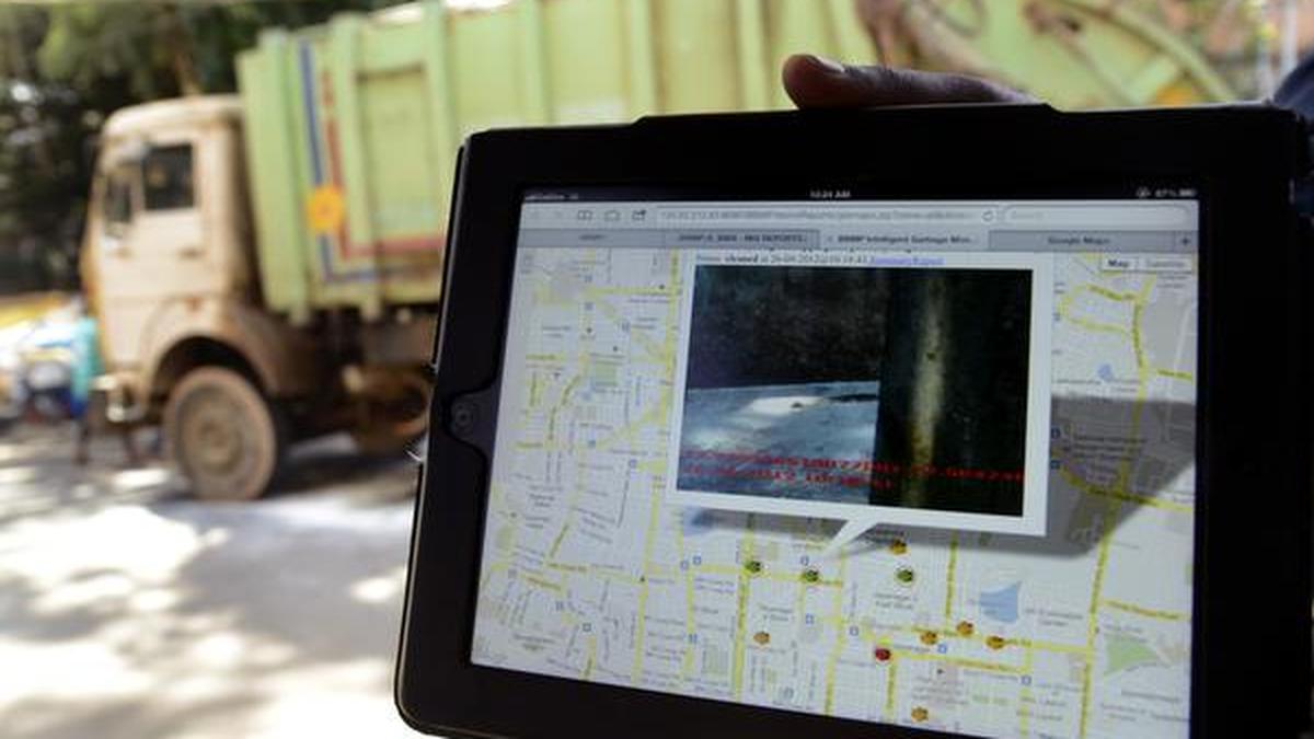 Garbage vehicles being fitted with GPS trackers - The Hindu