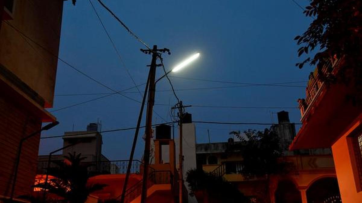 LED streetlight project finally takes off - The Hindu