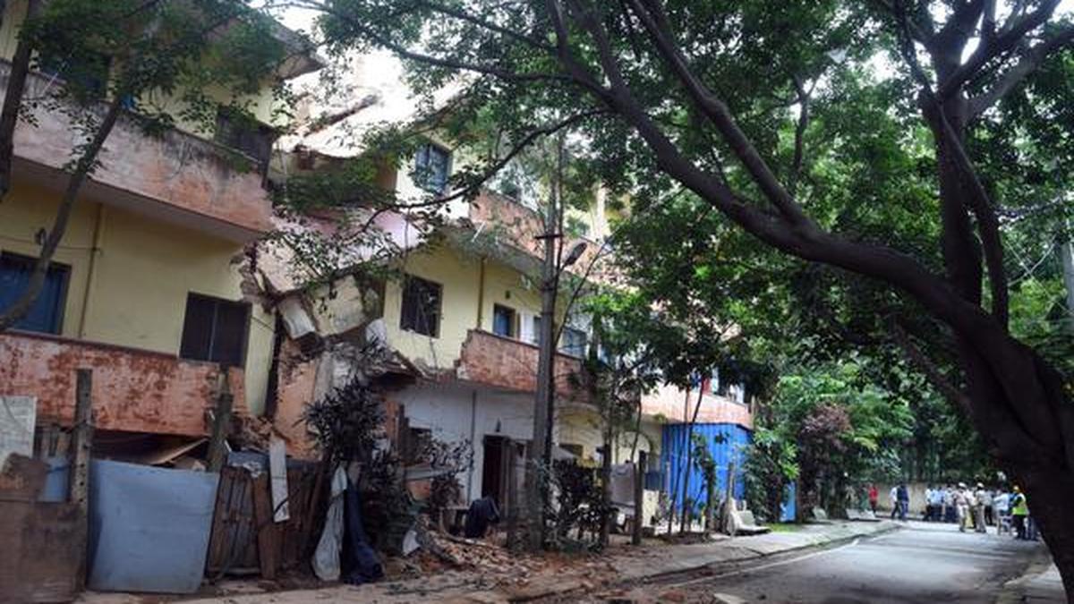 Another building collapses in Bengaluru - The Hindu