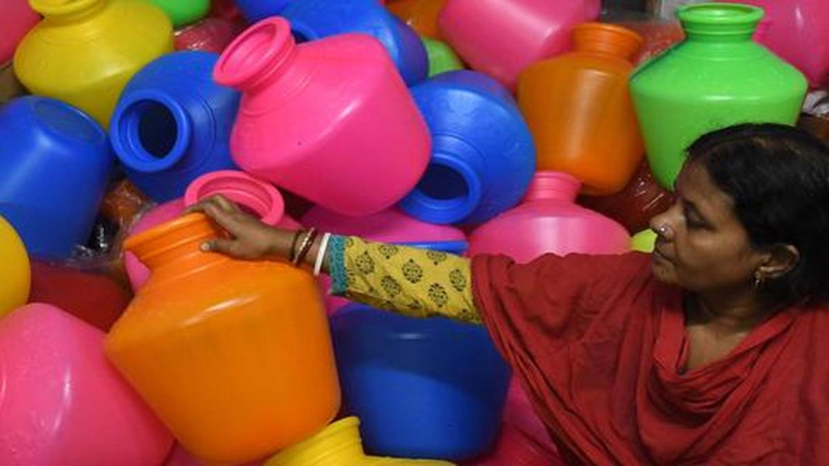 Symbol of Chennai’s water crisis: plastic pots and how they are made ...