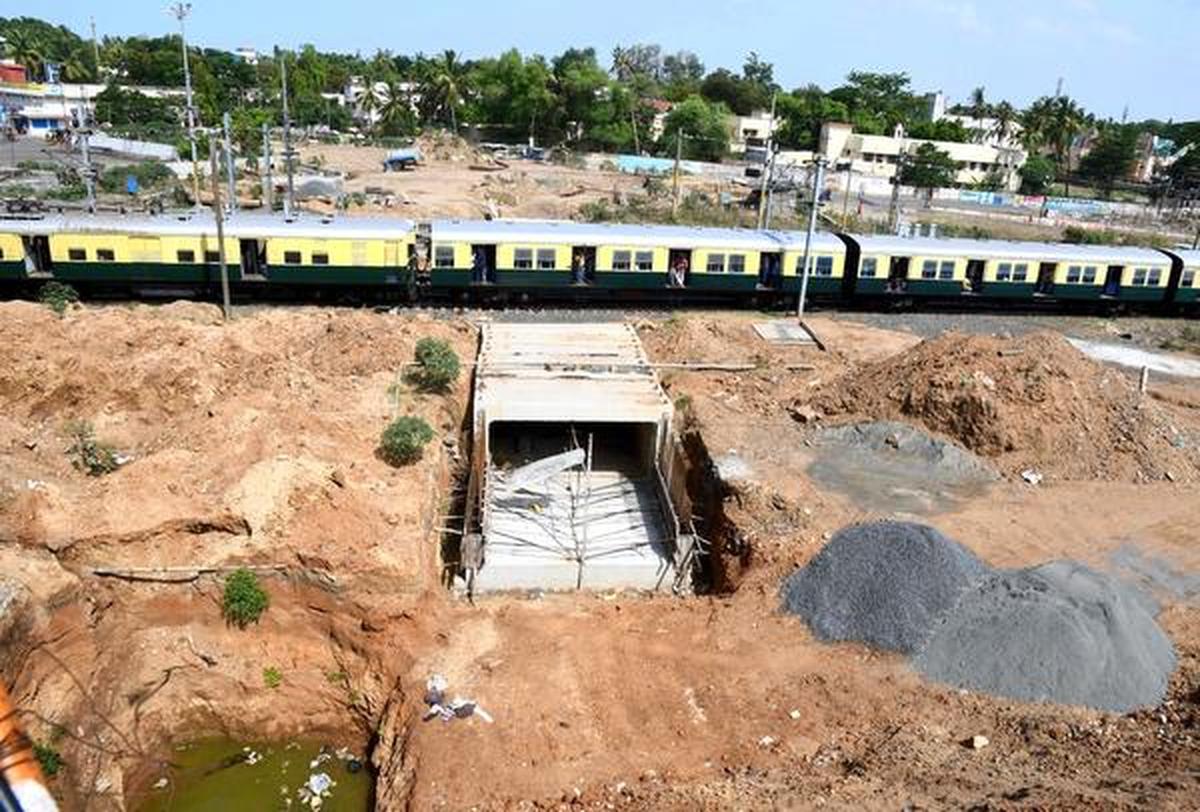 ‘Speed up construction of pedestrian underpass at Tambaram’ - The Hindu