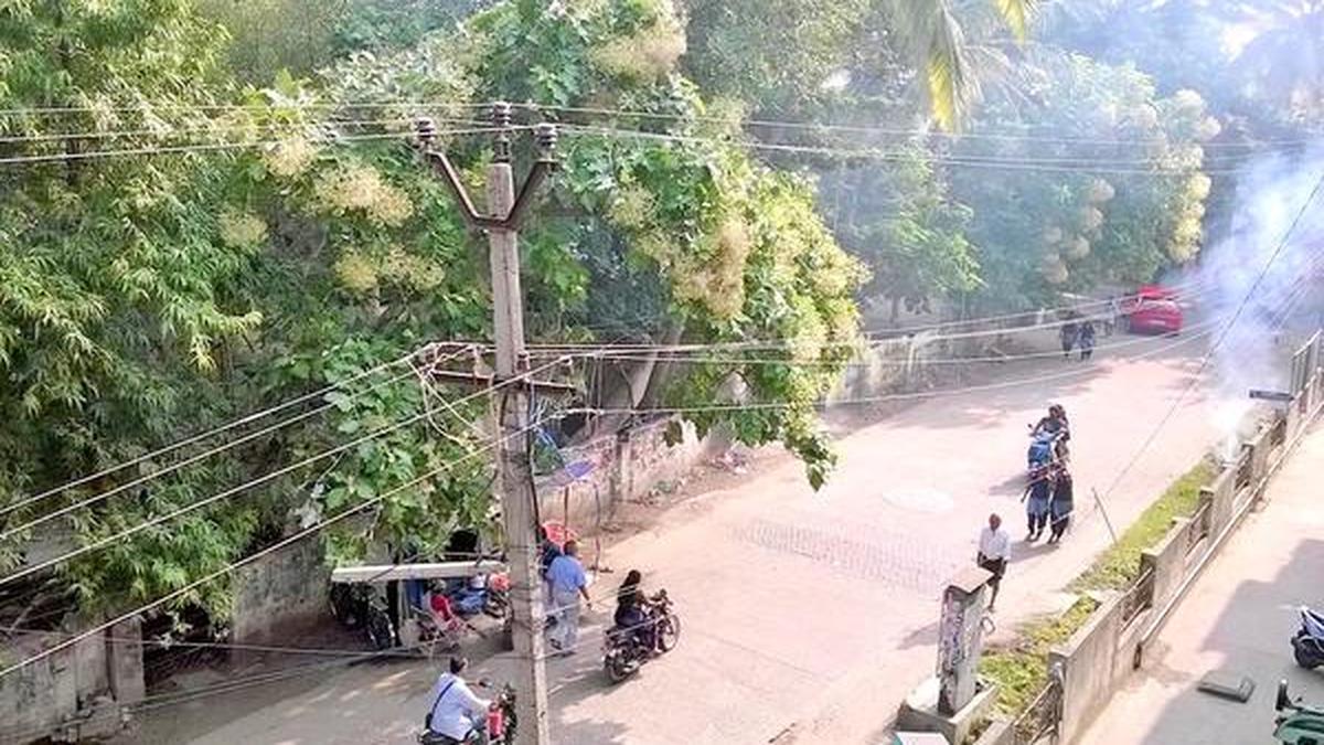 ‘Stop burning garbage,’ say Chromepet residents - The Hindu