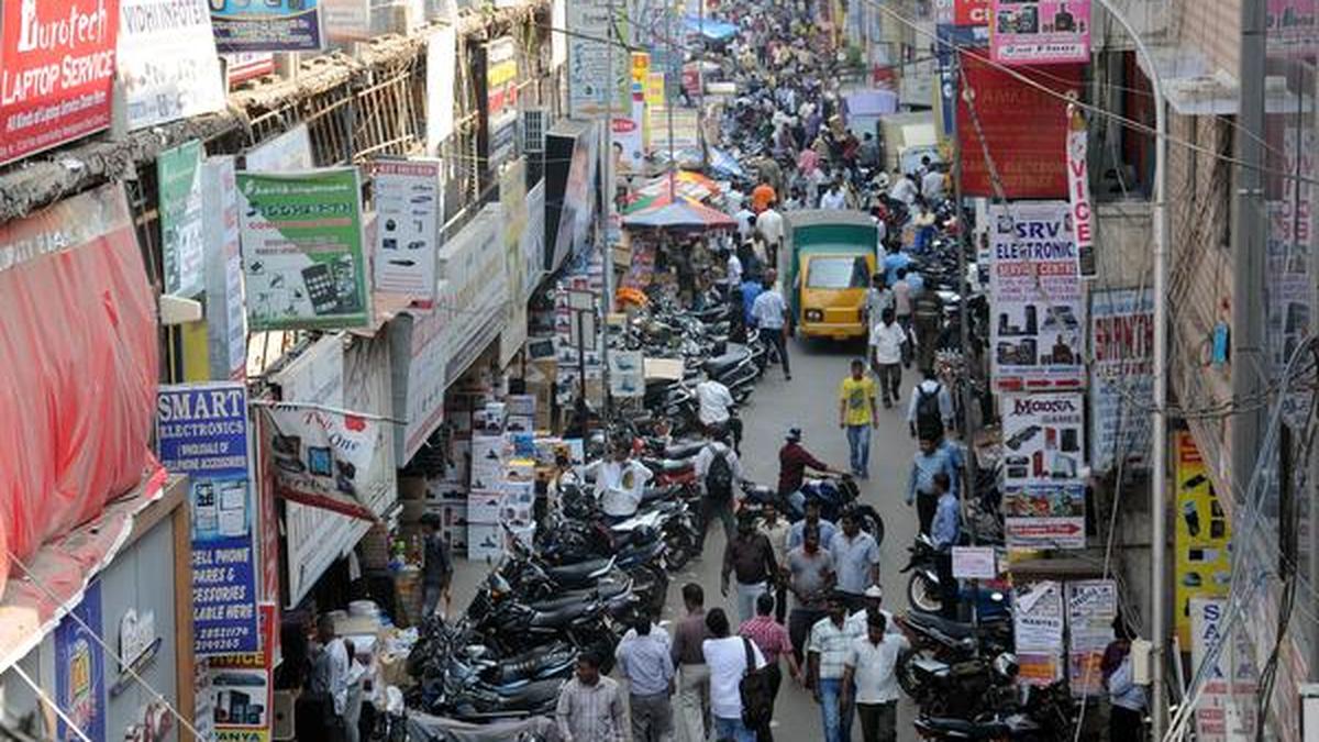 COVID-19: Ritchie street feeling the pinch - The Hindu