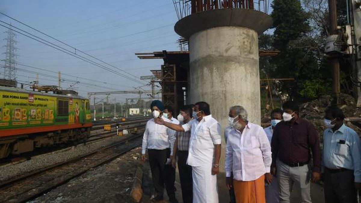 Elephant Gate bridge work to get over by July, says Minister - The Hindu