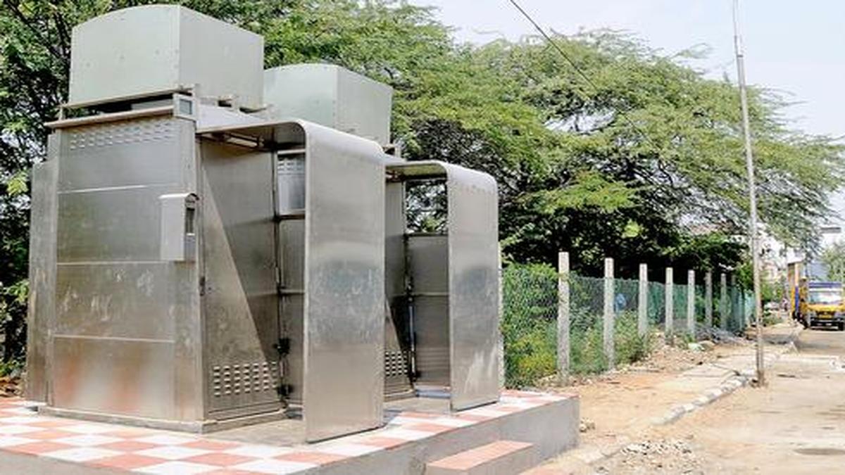 More e-Toilets at crowded spots in Alandur - The Hindu