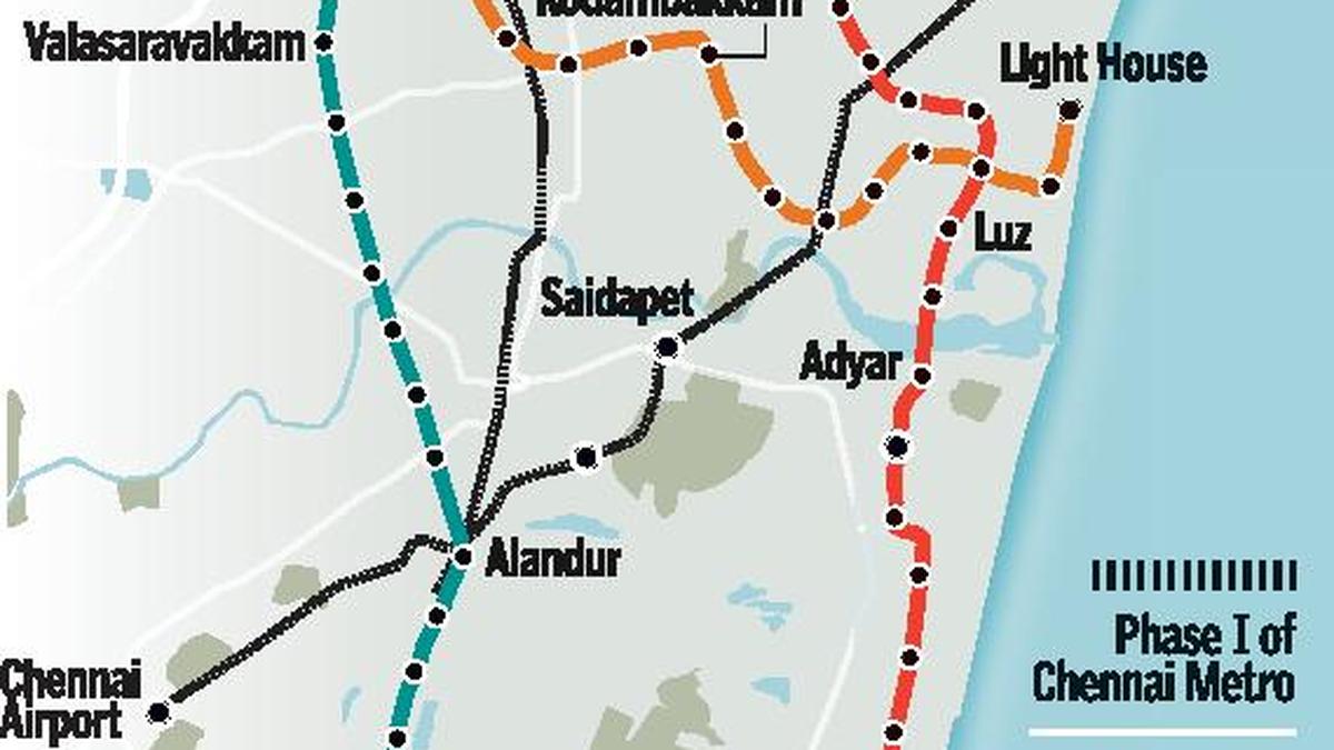 Detailed project report for Phase II of Metro Rail ready - The Hindu