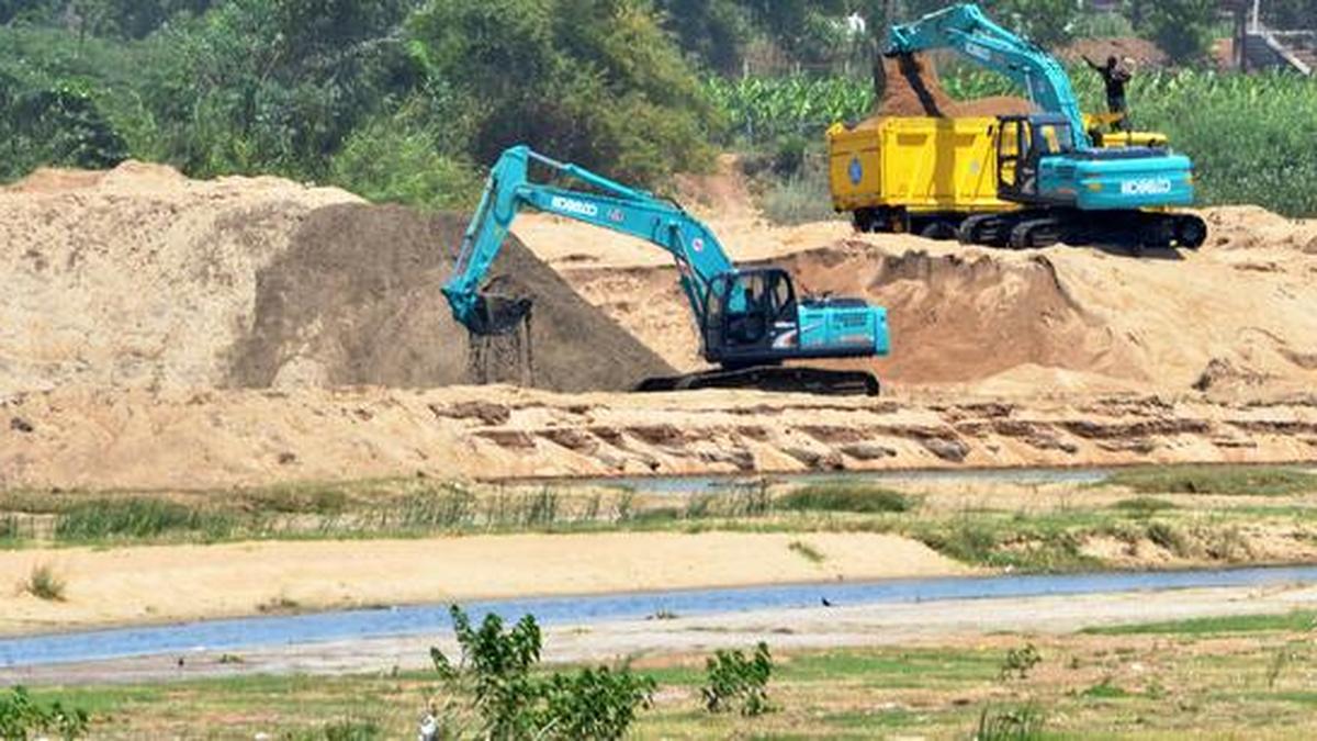 Sand shortage hits TN - The Hindu