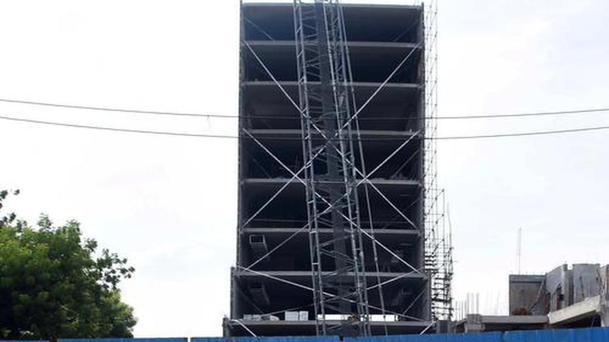 Building sealed in Chromepet - The Hindu