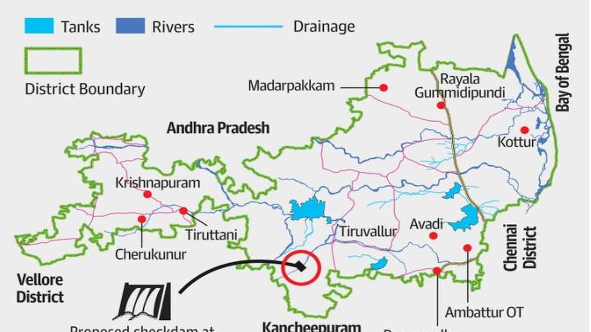 Unpolluted stretch of Cooum to get another check dam - The Hindu