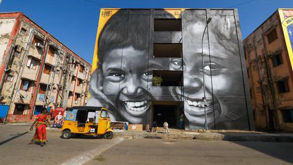 Chennai’s Kannagi Nagar transforms into an art district - The Hindu