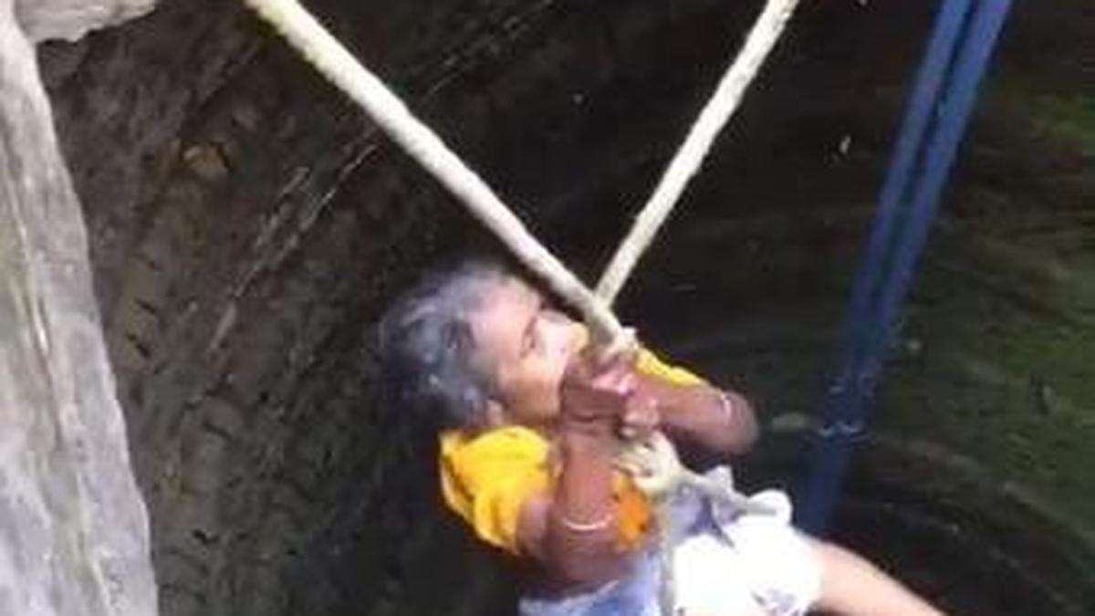 Elderly woman rescued from well in Chromepet - The Hindu