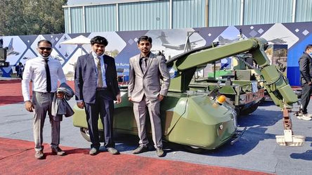 Meet the Chennai boys building UGVs for the Indian Army - The Hindu