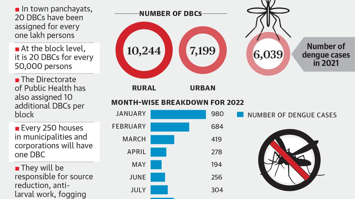 3,528 dengue cases in T.N., precautionary measures stepped up - The Hindu