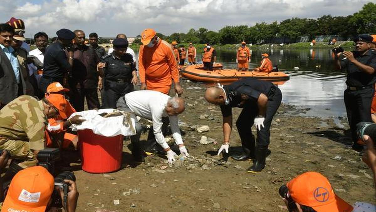 NDRF launches ‘Clean Cooum Campaign’ to restore polluted waterway - The ...