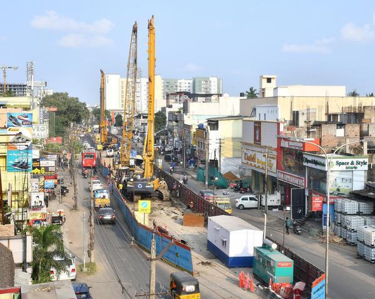 Metro to have double decker line in the Phase II project - The Hindu