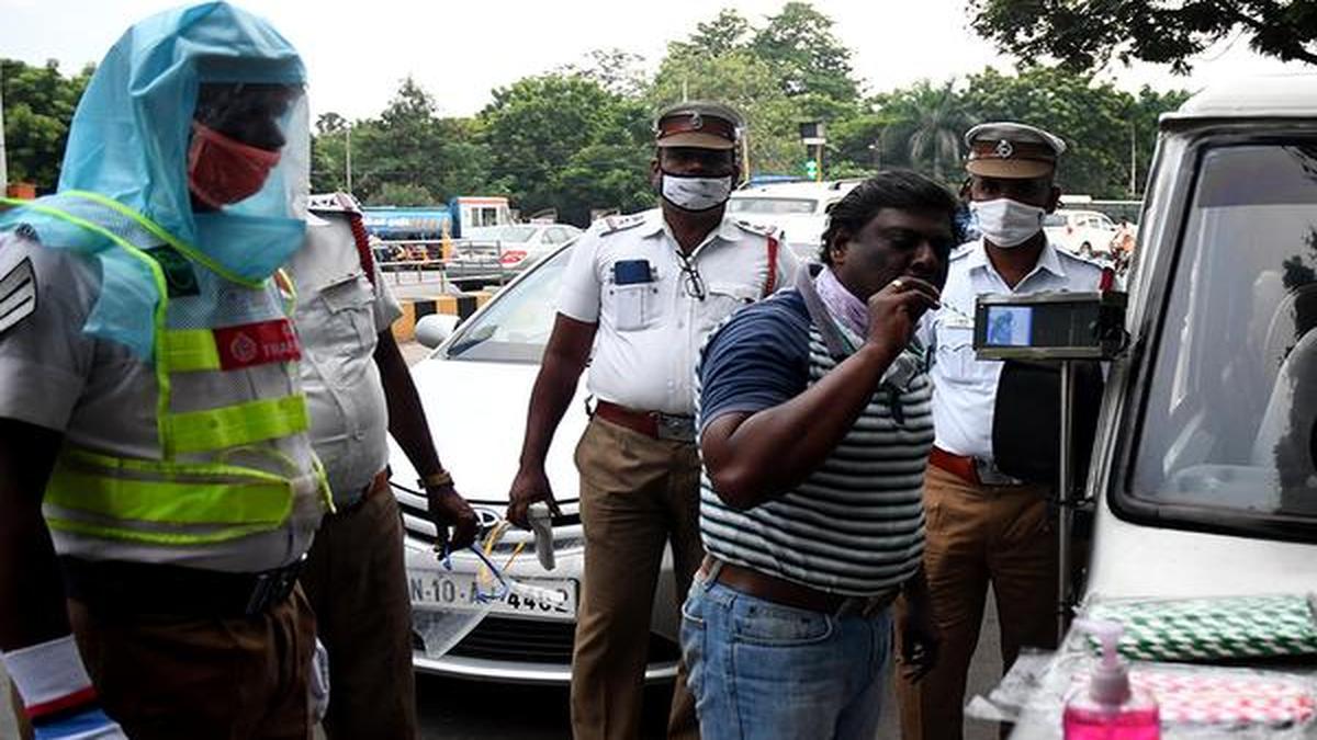 Cracking down on drunk driving even while maintaining distance - The Hindu