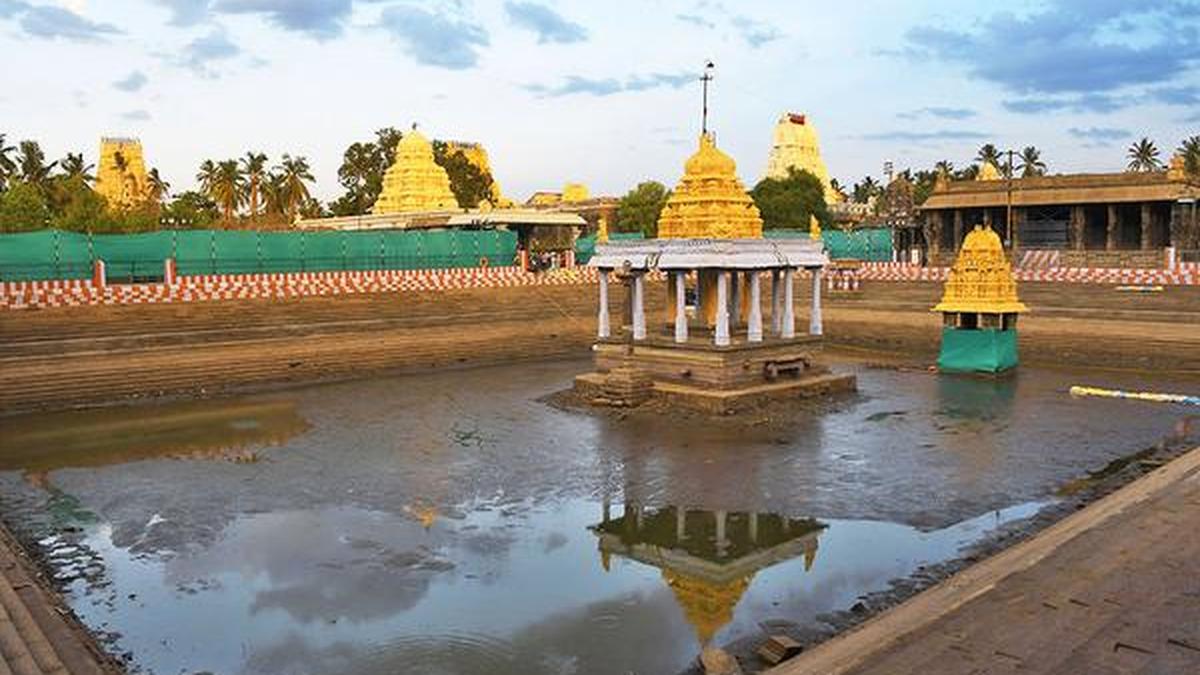 Devarajaswami temple being spruced up for Aththi Varadhar festival ...
