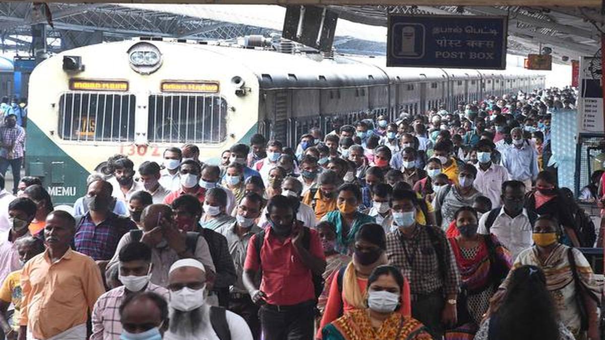 Suburban train timings revised on Sunday - The Hindu