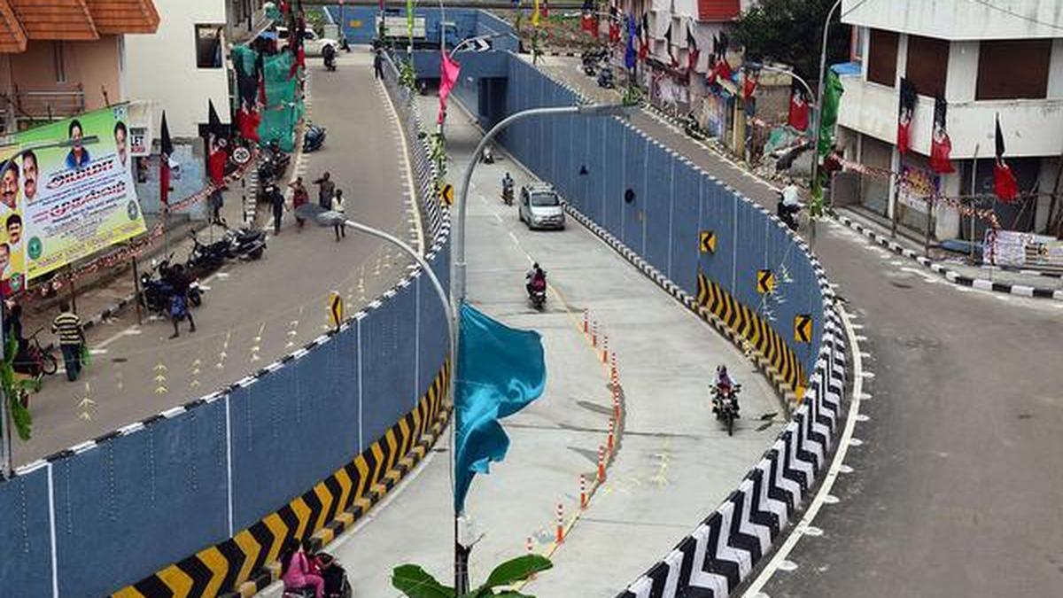 Korattur subway opens for vehicular traffic - The Hindu