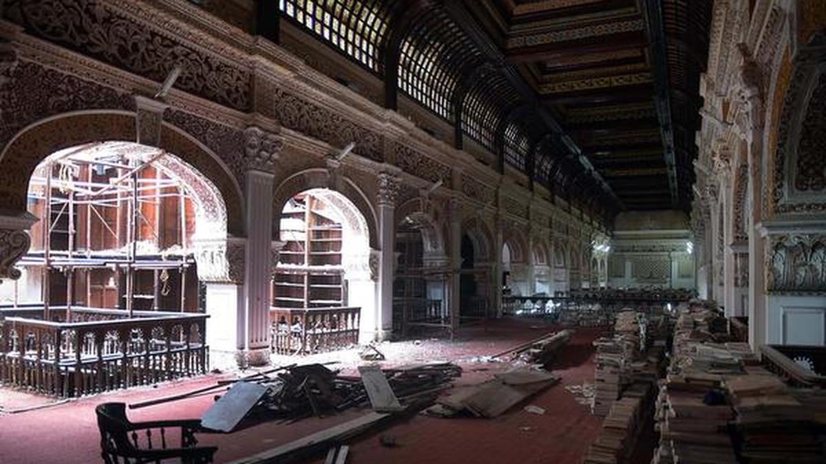 Heritage building at Connemara library undergoing renovation - The Hindu