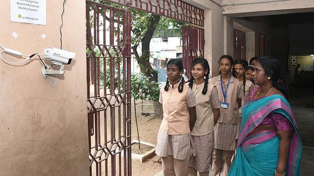 Face recognition attendance system in two city schools - The Hindu