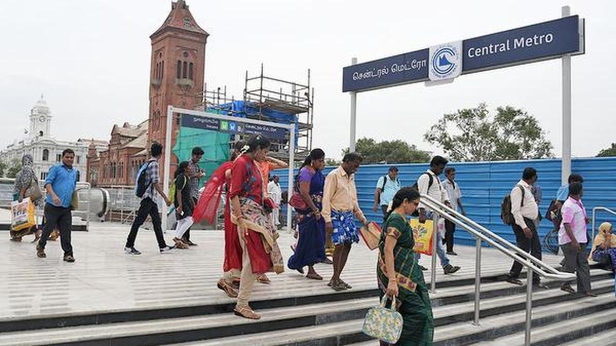 New entry point for Central Metro opens - The Hindu