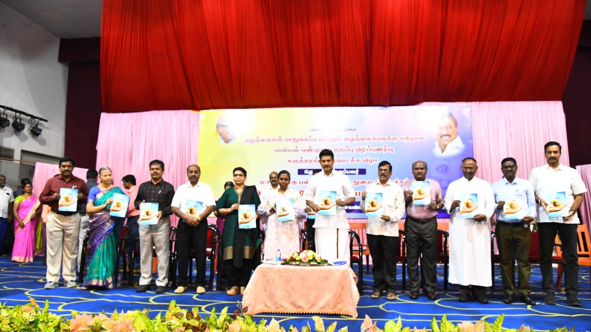 Minister Anbil Mahesh releases handbook for prevention of child sexual ...