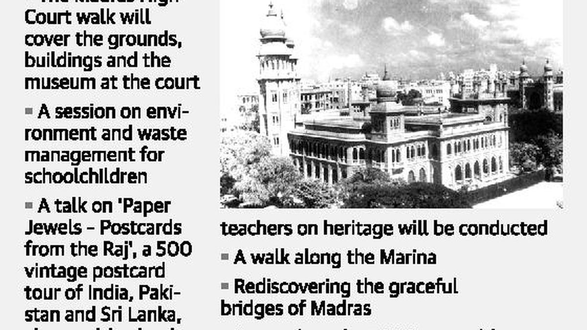 Planning for Madras Week begins in right earnest - The Hindu