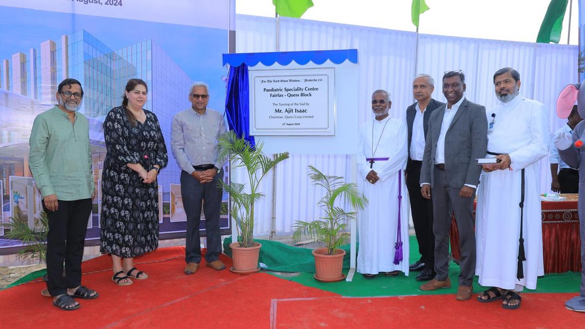 Work on new paediatric super-specialty centre at CMC in Ranipet begins ...