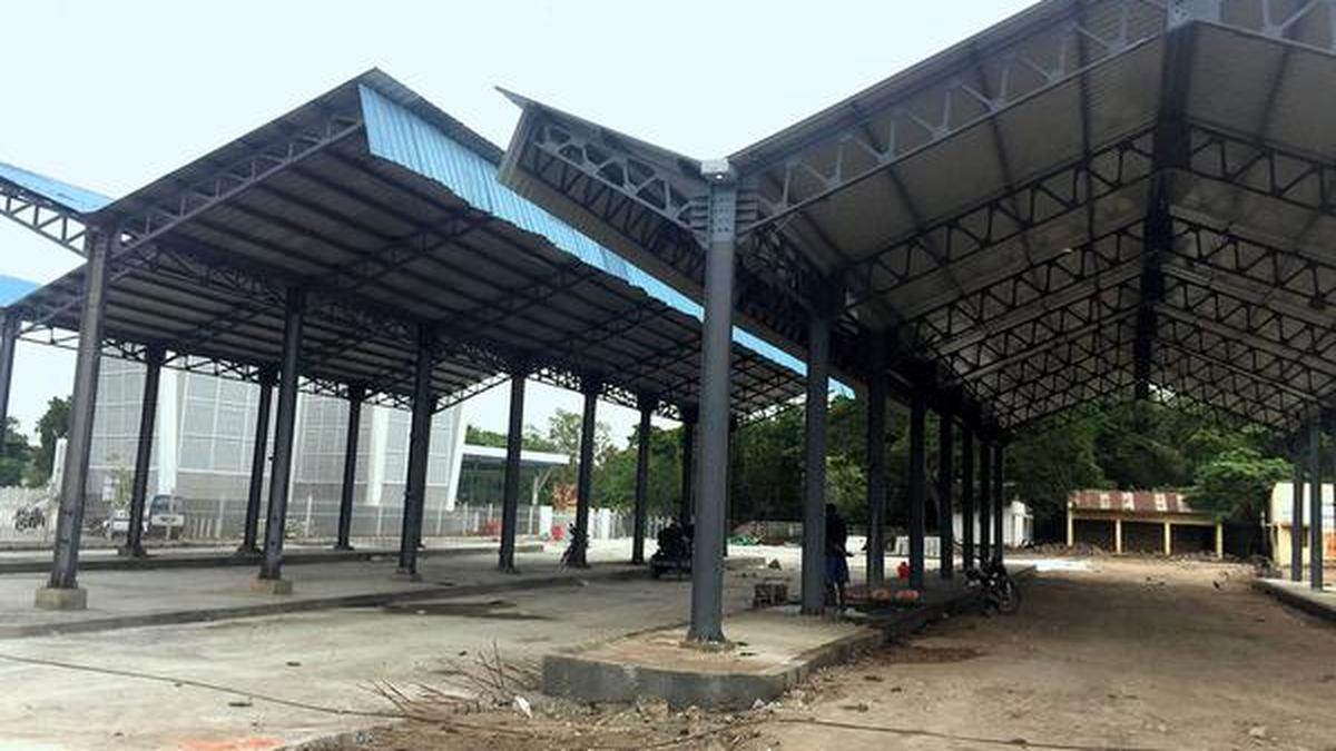 Old Mint bus terminus is up and running now - The Hindu