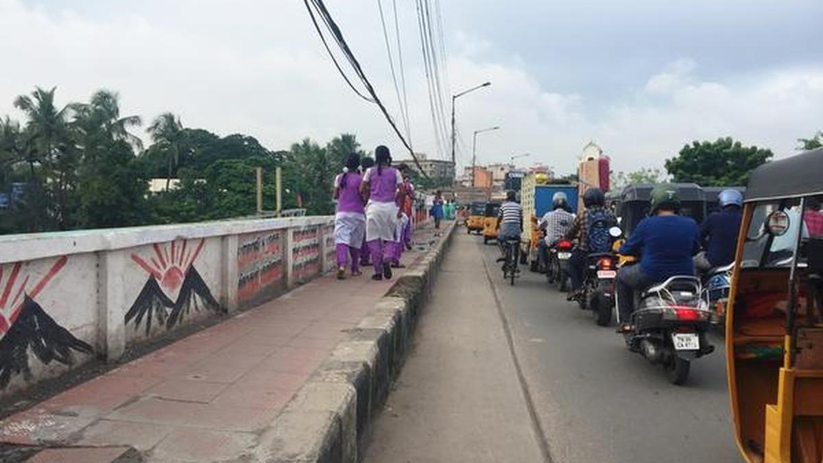 ‘Mended footpath in Chetpet is now paved with a new form of danger ...