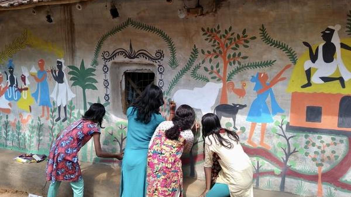 Lalbazar in West Bengal is now art hub, thanks to artist Mrinal Mandal ...