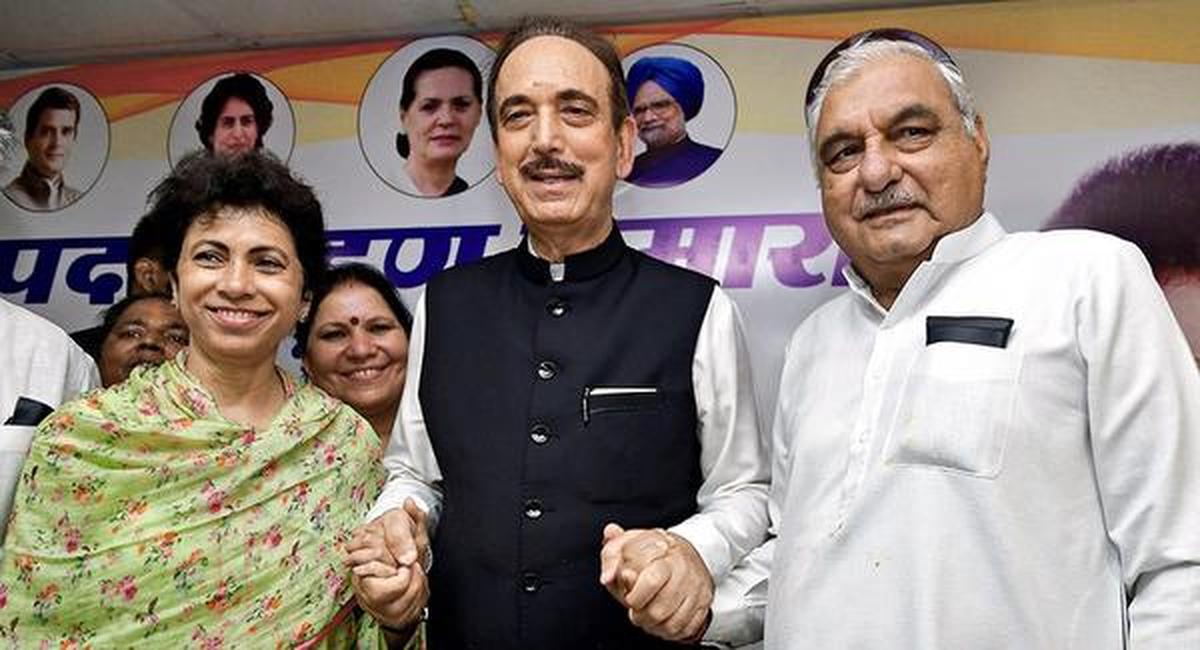 Selja takes charge of Haryana Congress, suffers a setback - The Hindu