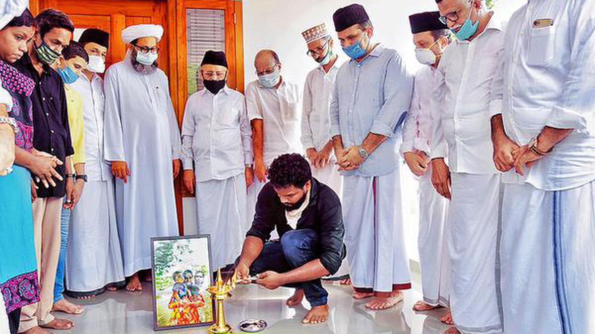 Thangal family gifts house to landslip victim - The Hindu