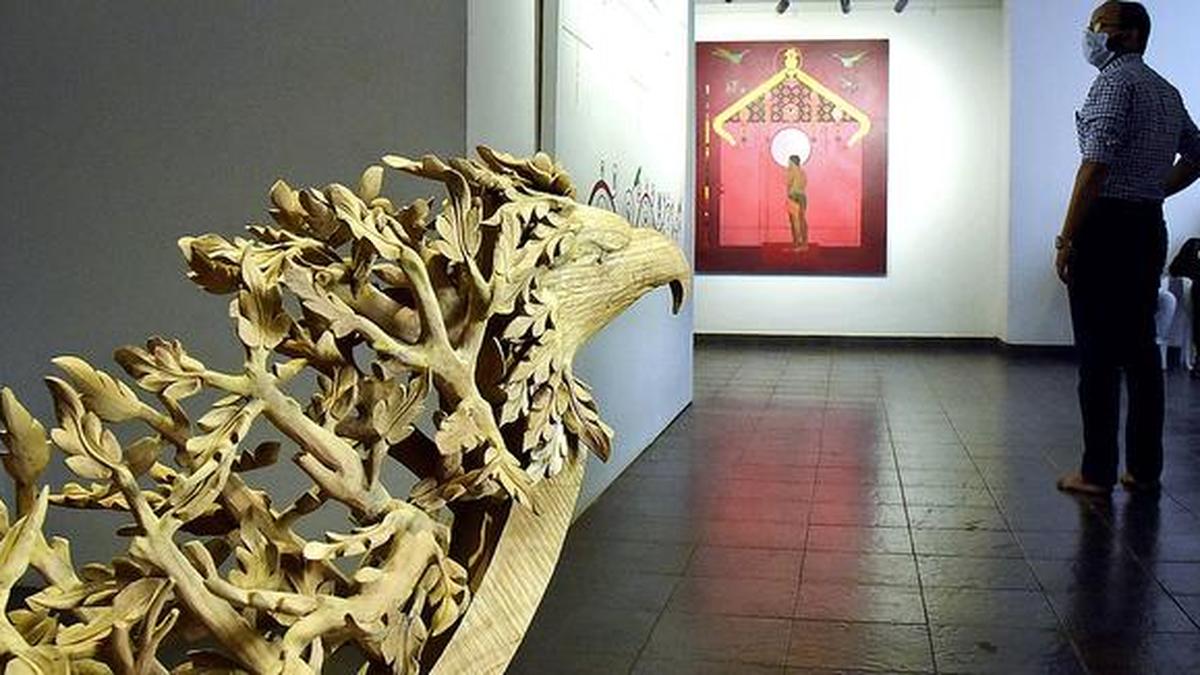 Thought-provoking art on show in Kozhikode - The Hindu