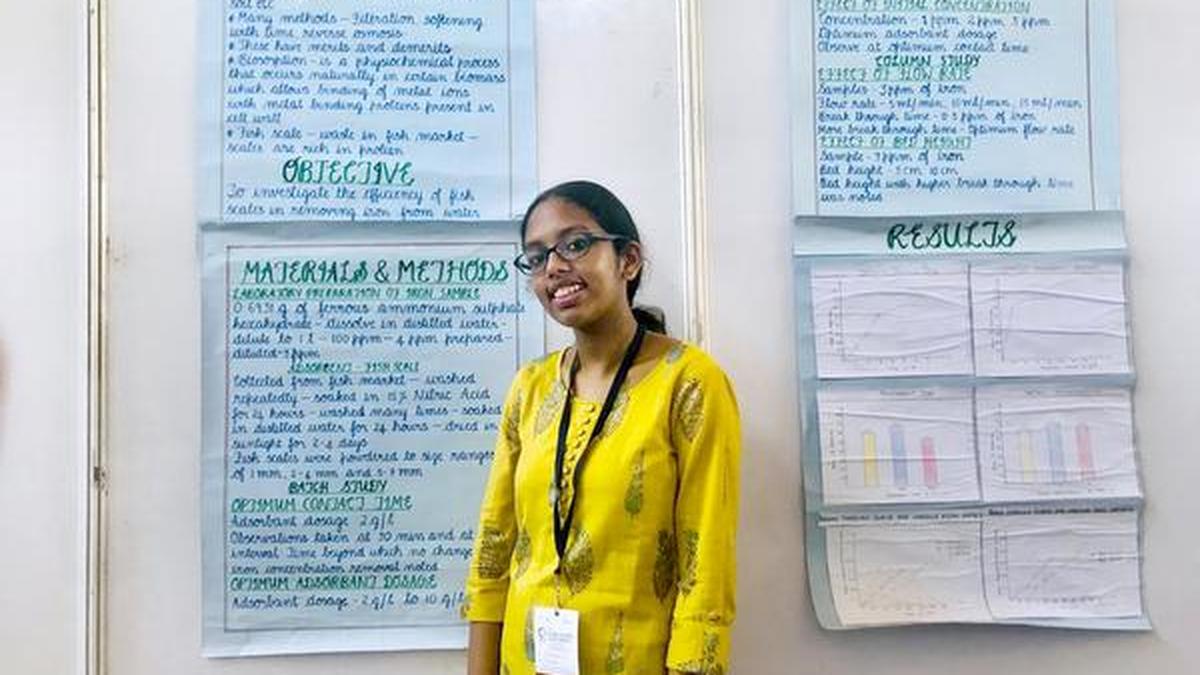 Class 9 student’s project invokes interest - The Hindu