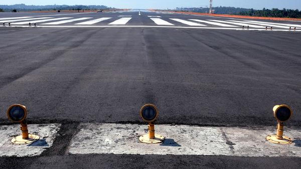 Nod sought to begin runway end safety area work at airport - The Hindu