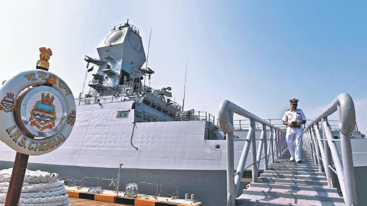 INS Chennai ready to sail - The Hindu