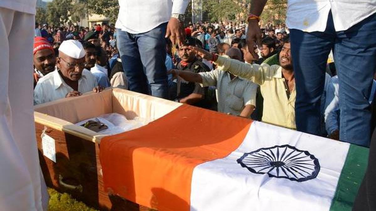 Jawan Saurabh Pharate laid to rest - The Hindu