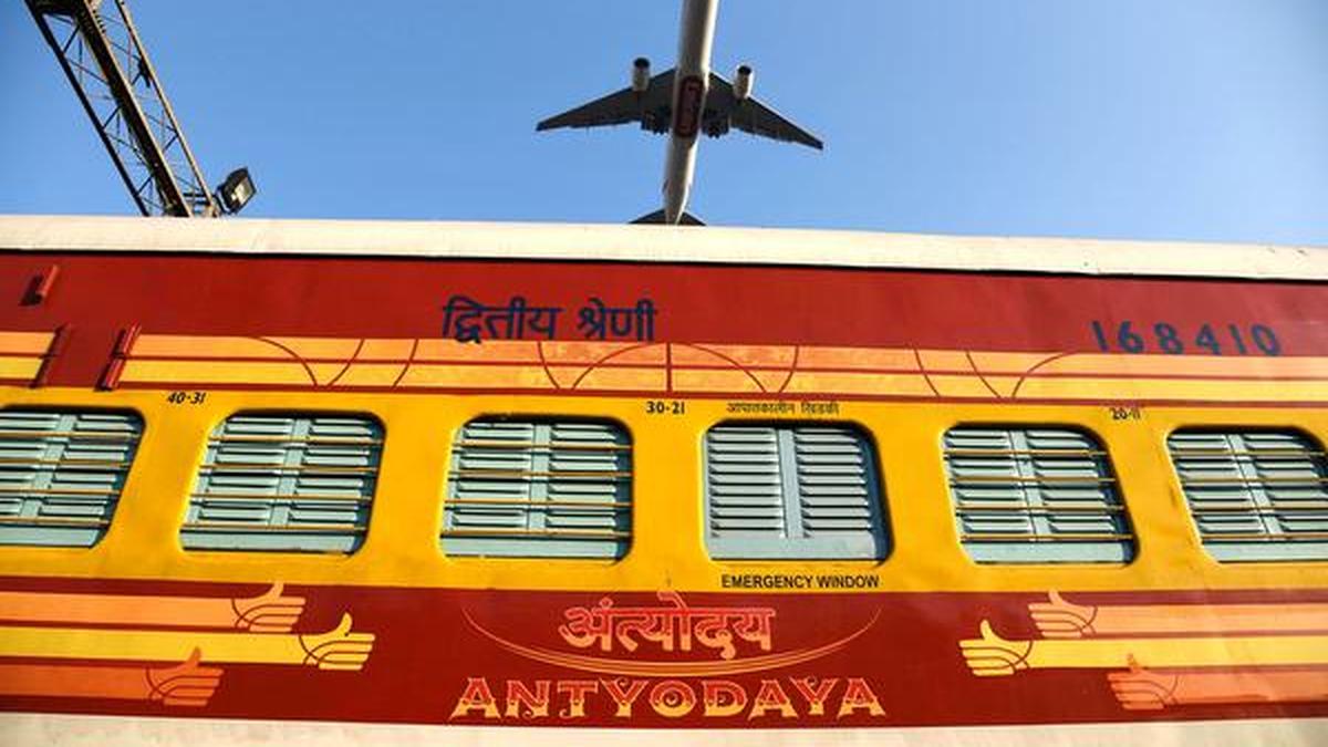 Antyodaya Express reaches city - The Hindu
