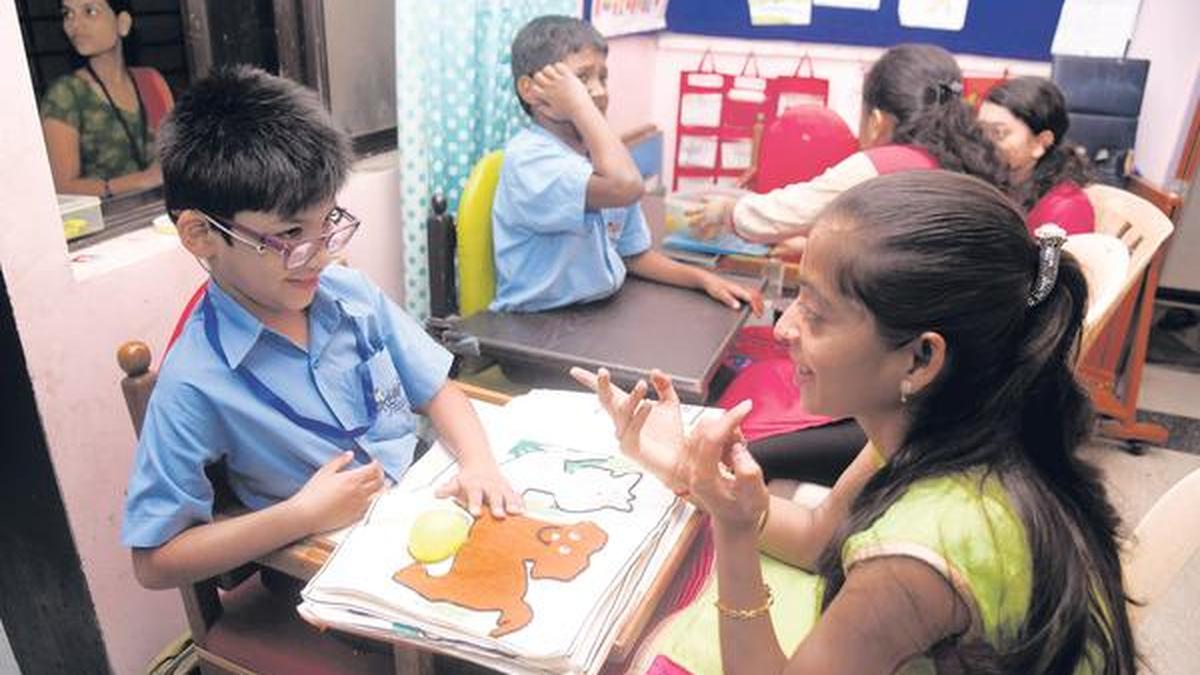 Helping children with multiple disabilities - The Hindu