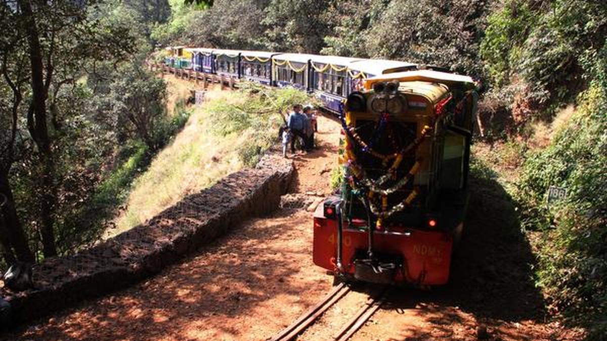 Matheran toy train back in action after a year - The Hindu